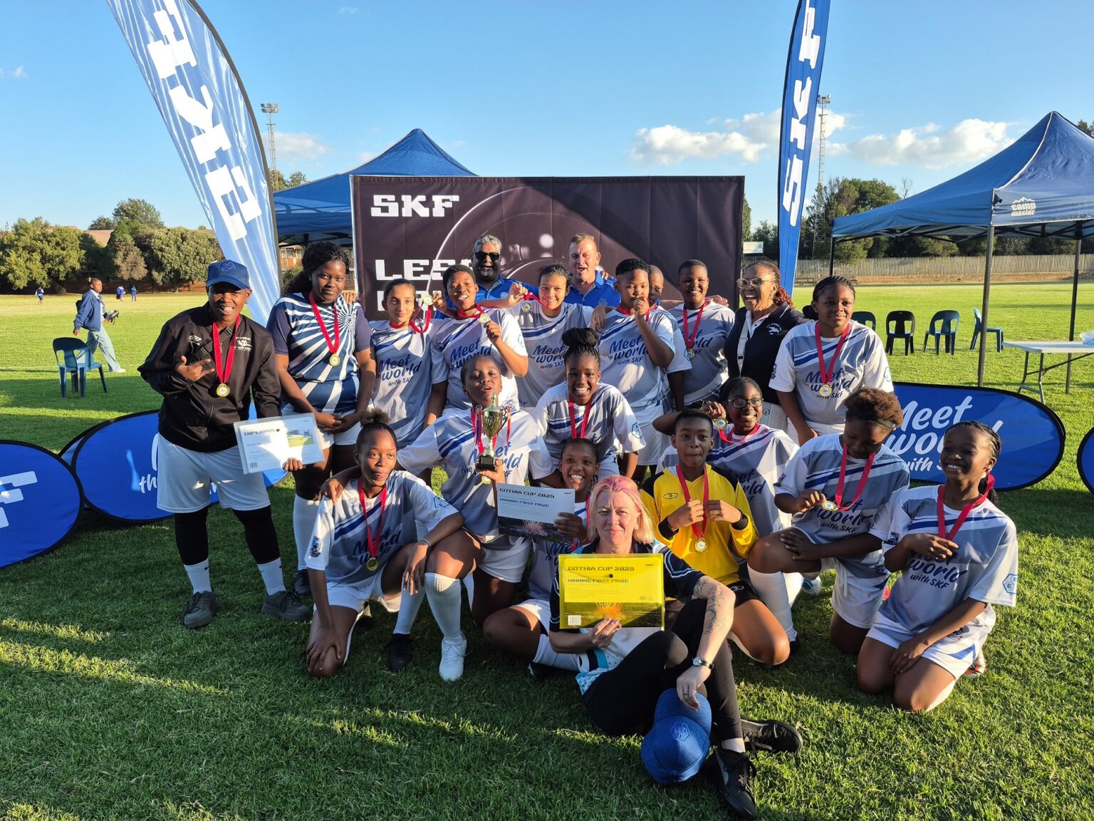 SKF Meet the World Football Tournament victors – Springs Technical High ...